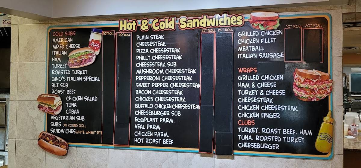 Menu at Roman Pantry pizzeria, Penns Grove