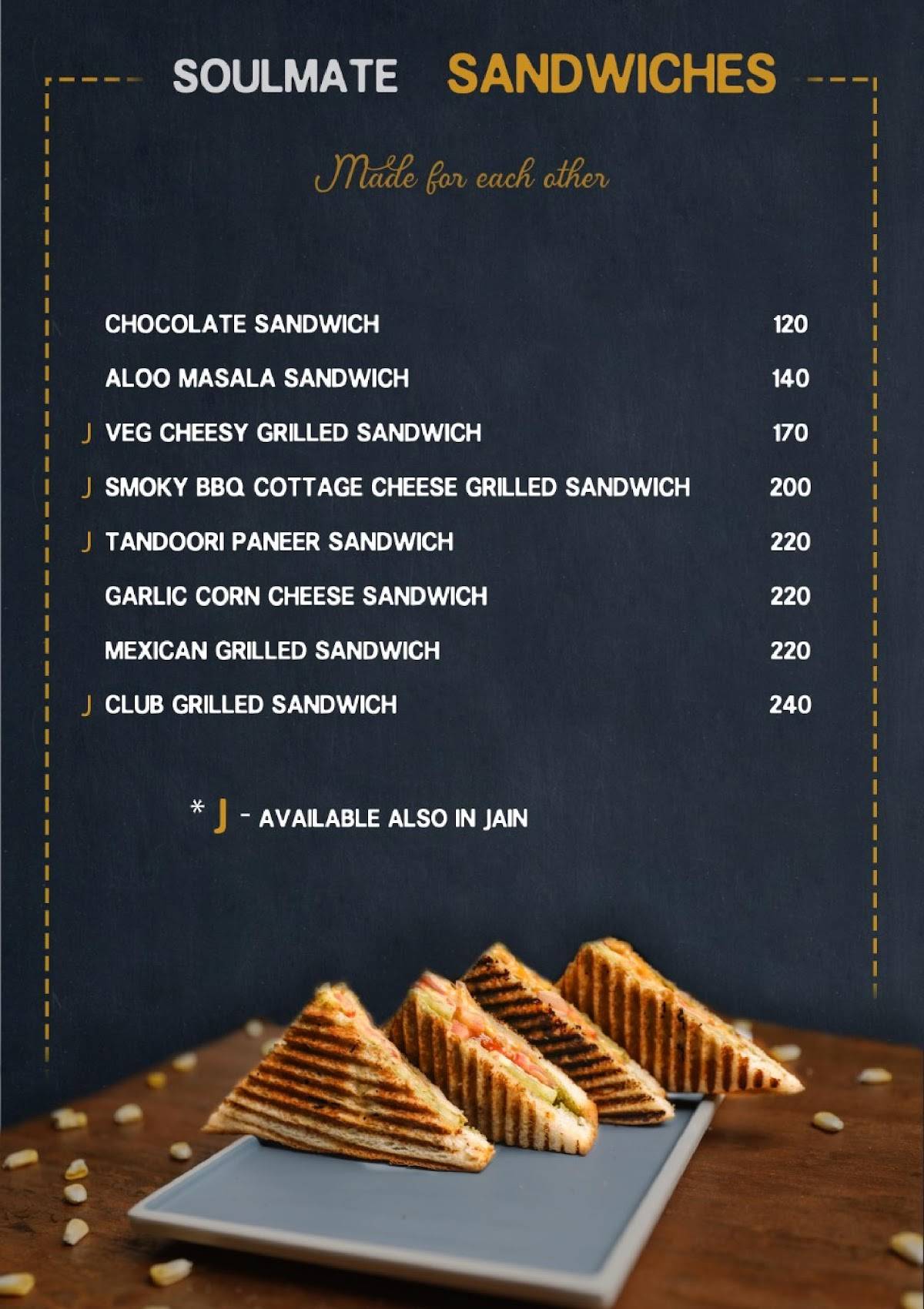 Menu at Pokket Cafe Chowpatty, Mumbai