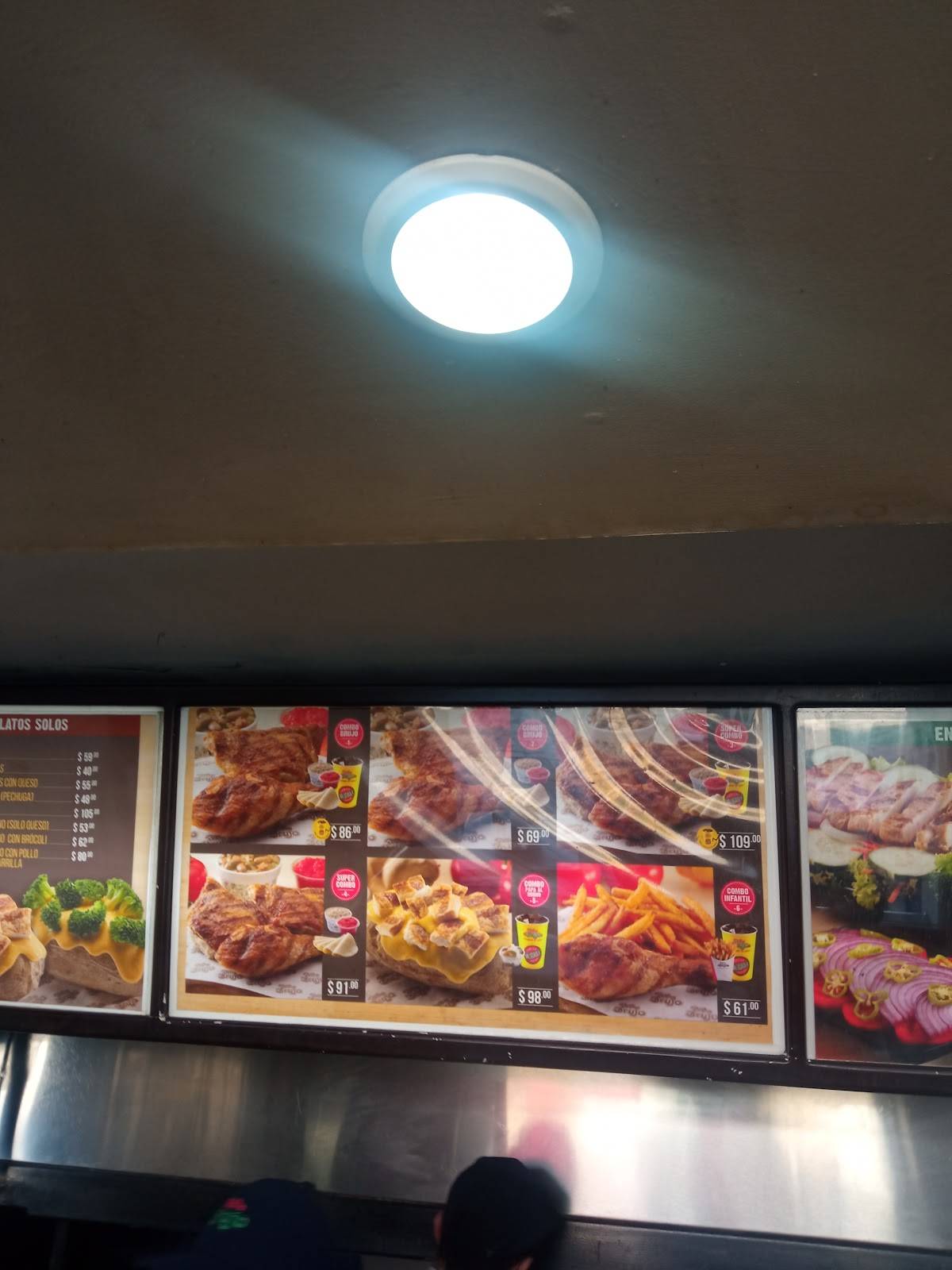 Carta del restaurante Pollo Brujo, San Cristóbal del las Casas