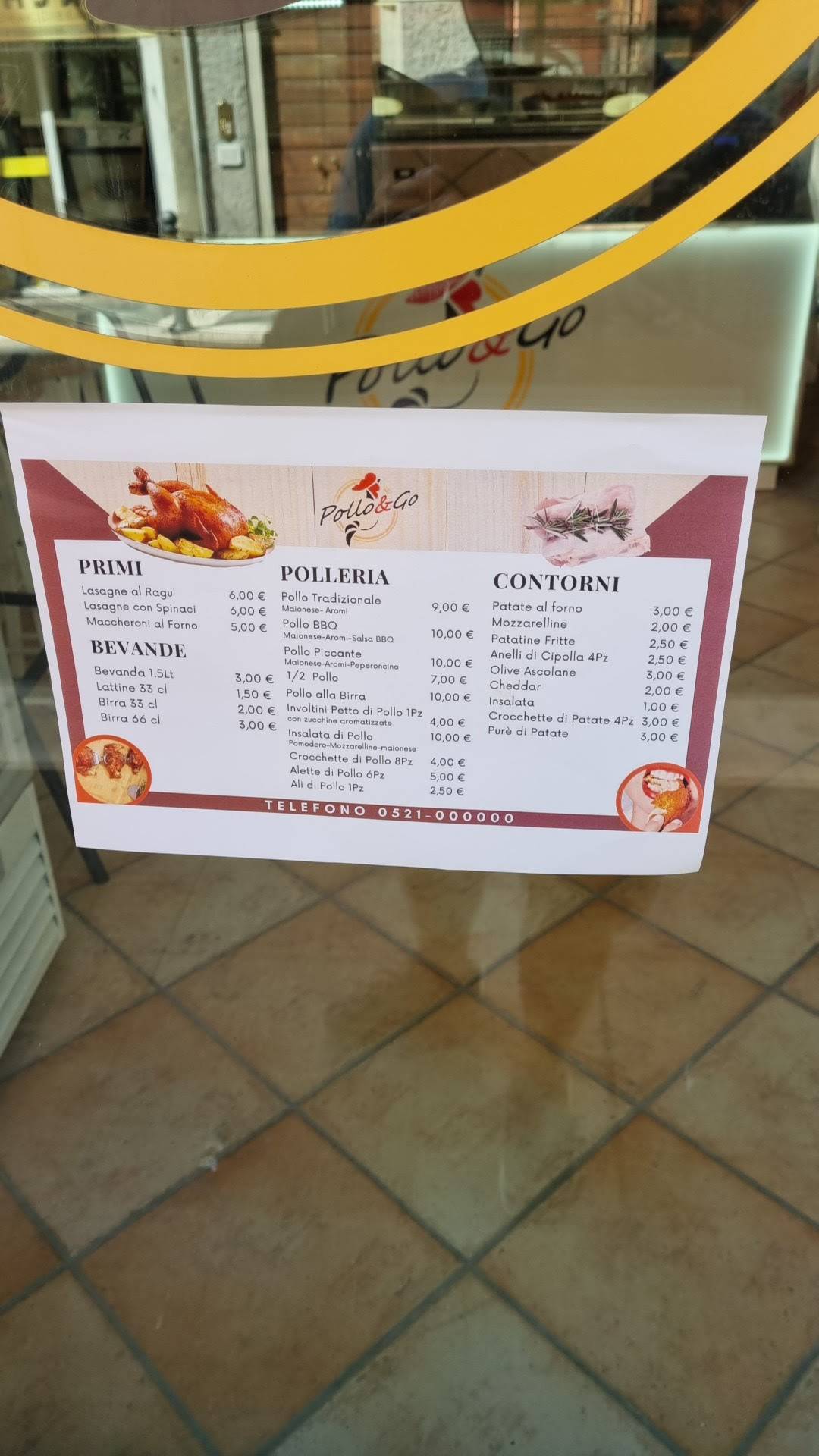 Speisekarte von Pollo & go restaurant, Parma