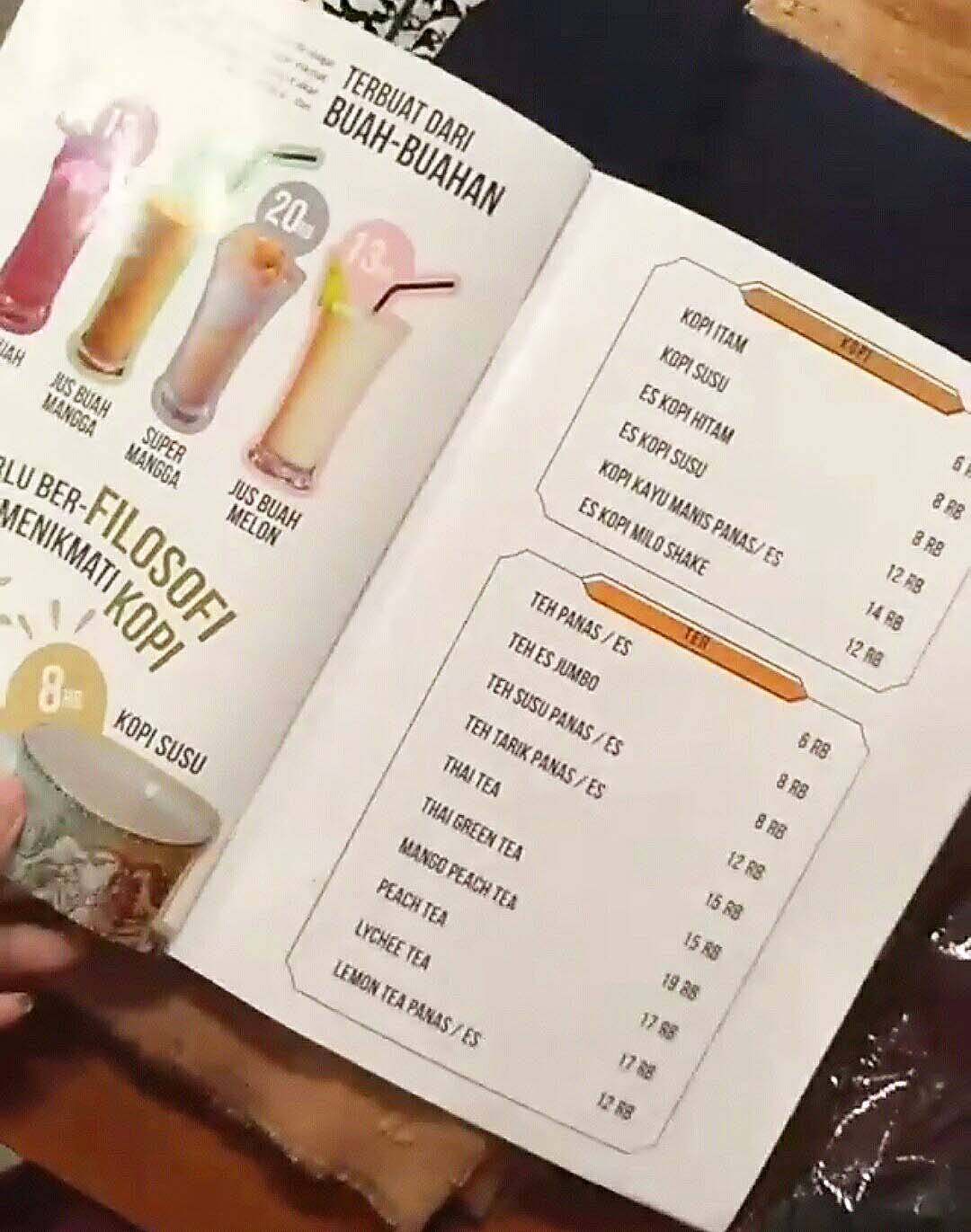 Menu at WARUNK BOSSMAN MELAYU DARAT, PONTIANAK cafe, Pontianak