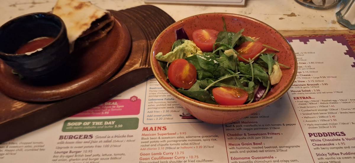 Menu at Ponto Lounge restaurant, Hull