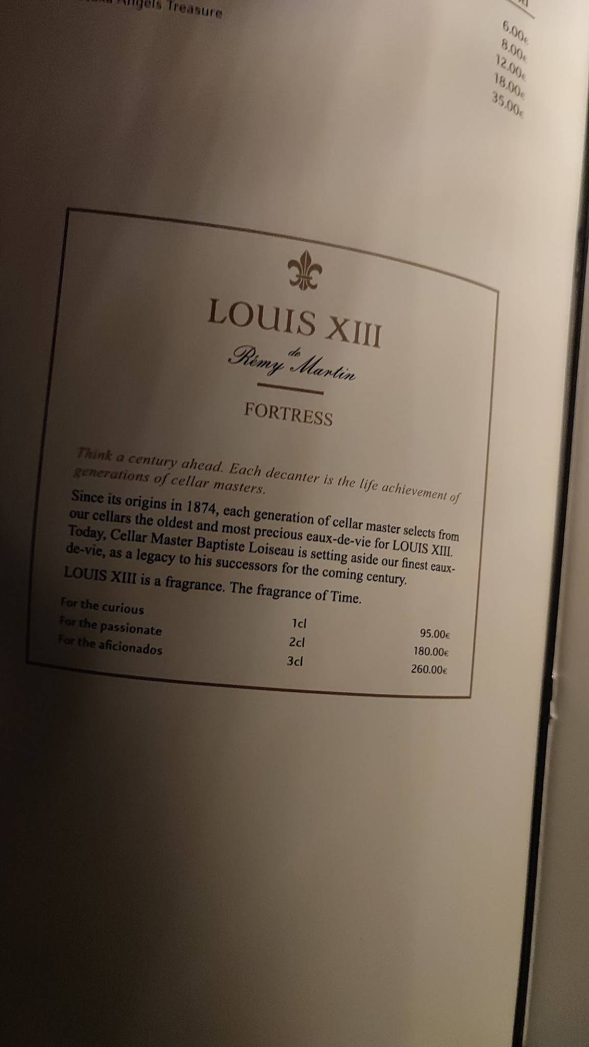 Menu at Pralina Experience, Nicosia, Stasikratous 31