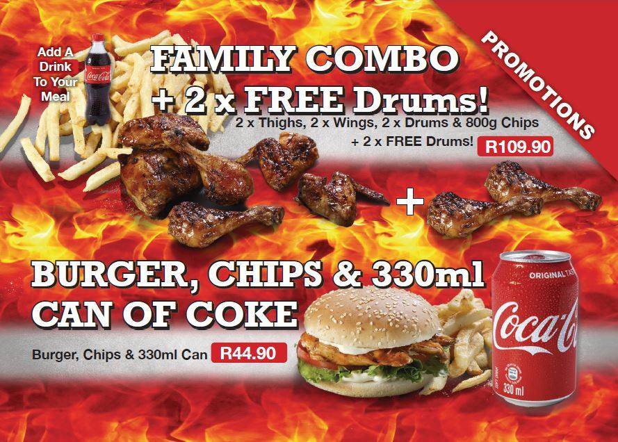 Menu at Sizzlers Braai Atlyn restaurant, Pretoria