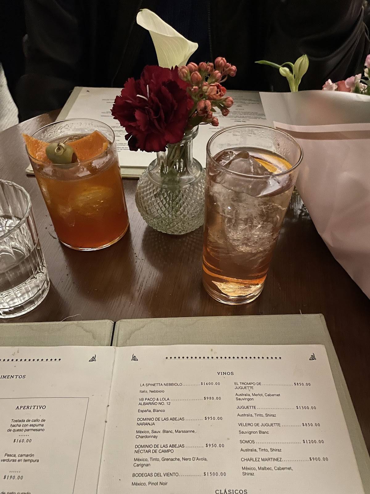 Carta de Bar 1900, Monterrey