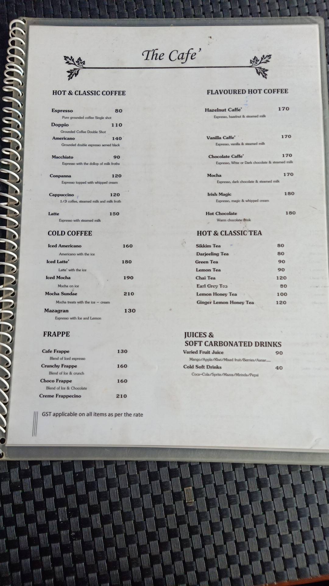 Menu at Crumbs N Whips Cafe Bistro & Grill, Namchi