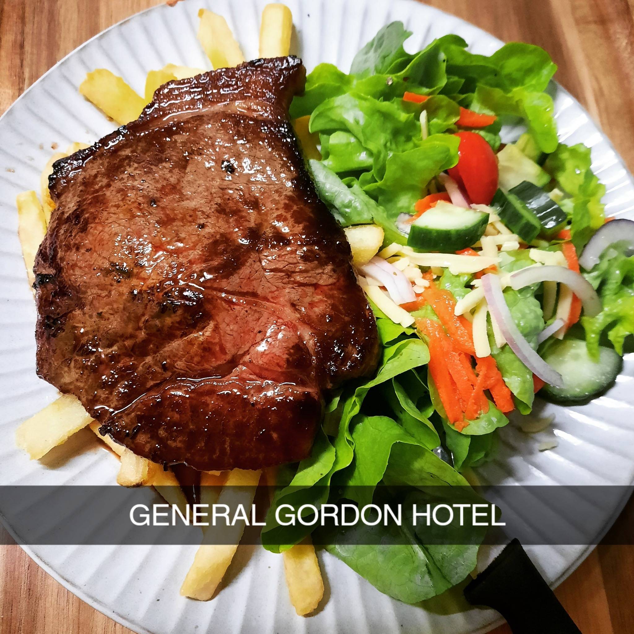 Menu at General Gordon Hotel pub & bar, Sandiford