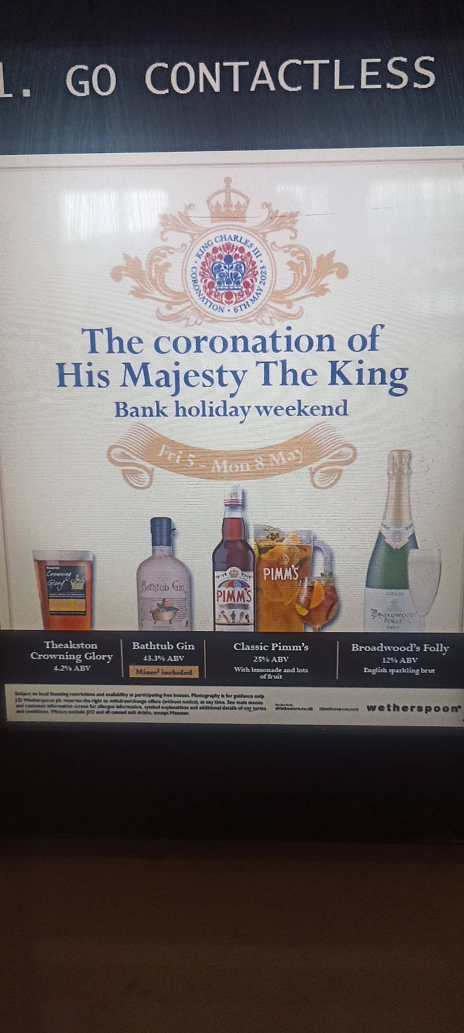 Menu at Harpsfield Hall - JD Wetherspoon pub & bar, Hatfield, 13a ...
