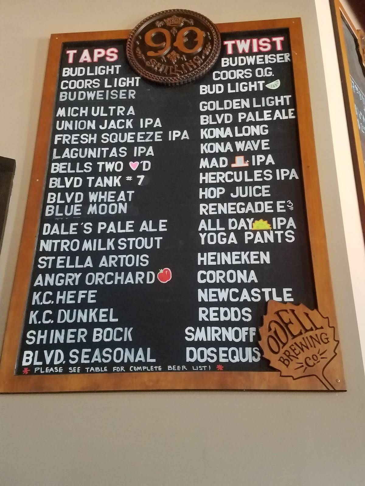 Menu at The Brew Top Pub and Patio, Overland Park, W 135th St
