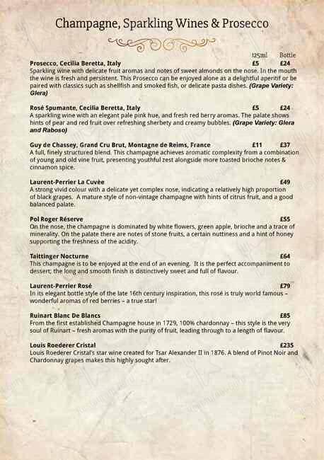 Menu at The Counting House pub & bar, Cleethorpes