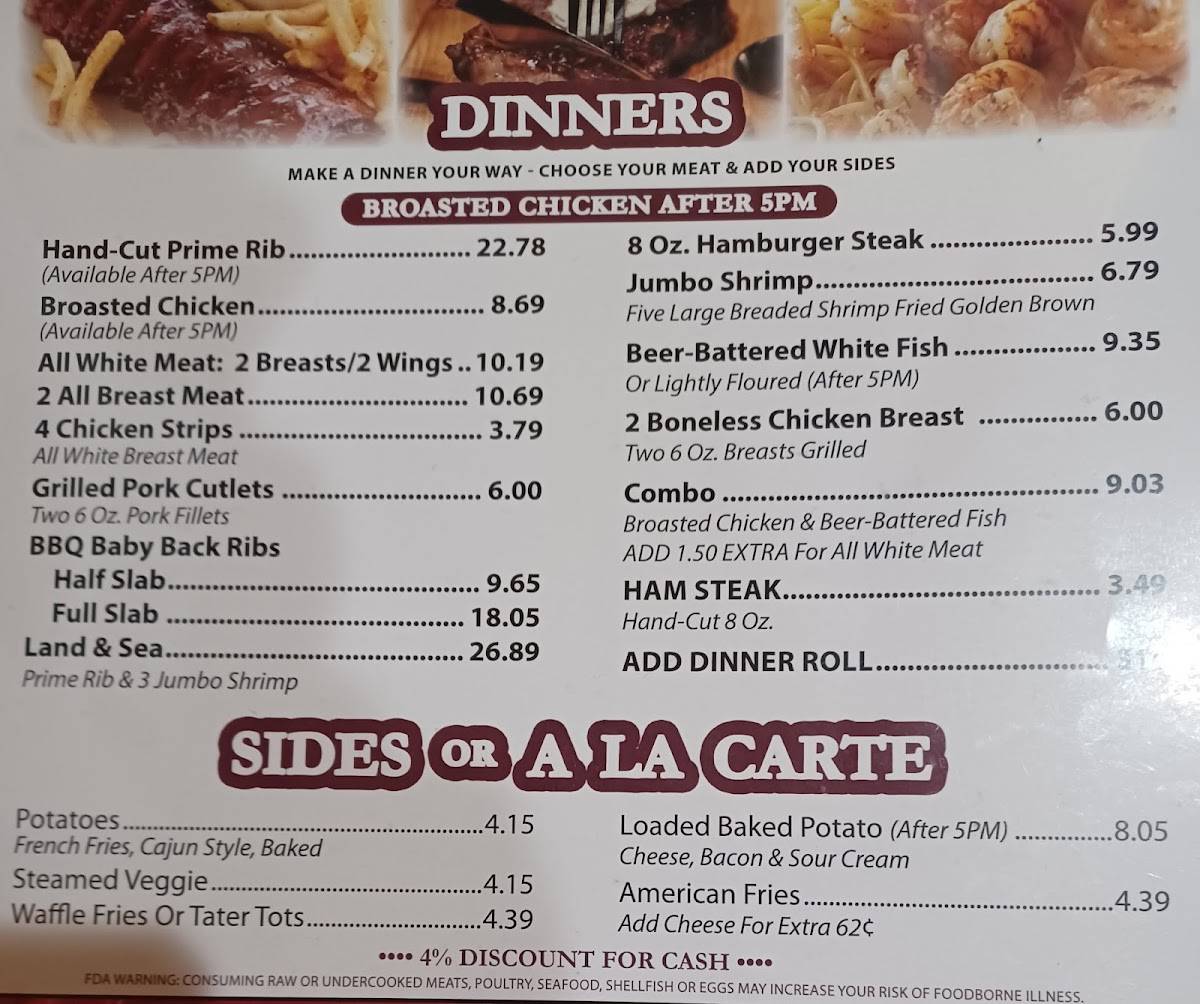 Menu at The Inn Pub & Grill, North Manchester