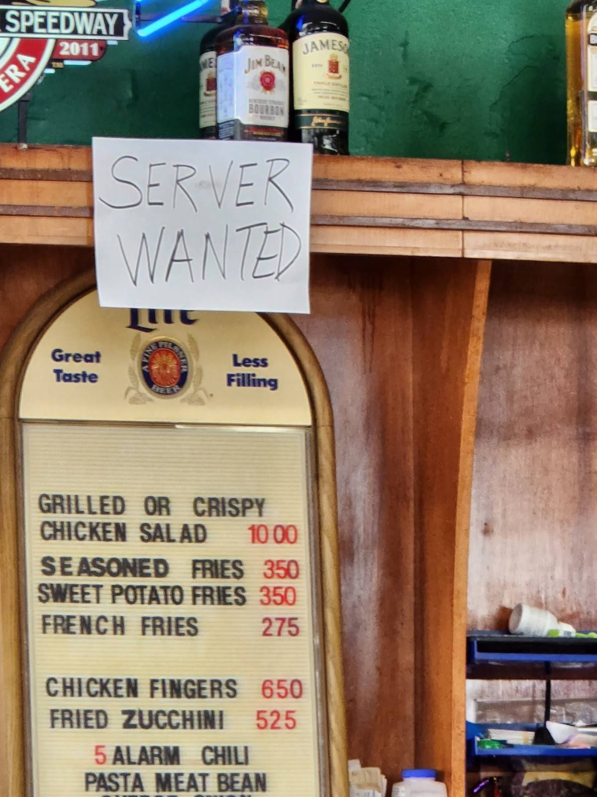 Menu at Working Man's Friend pub & bar, Indianapolis