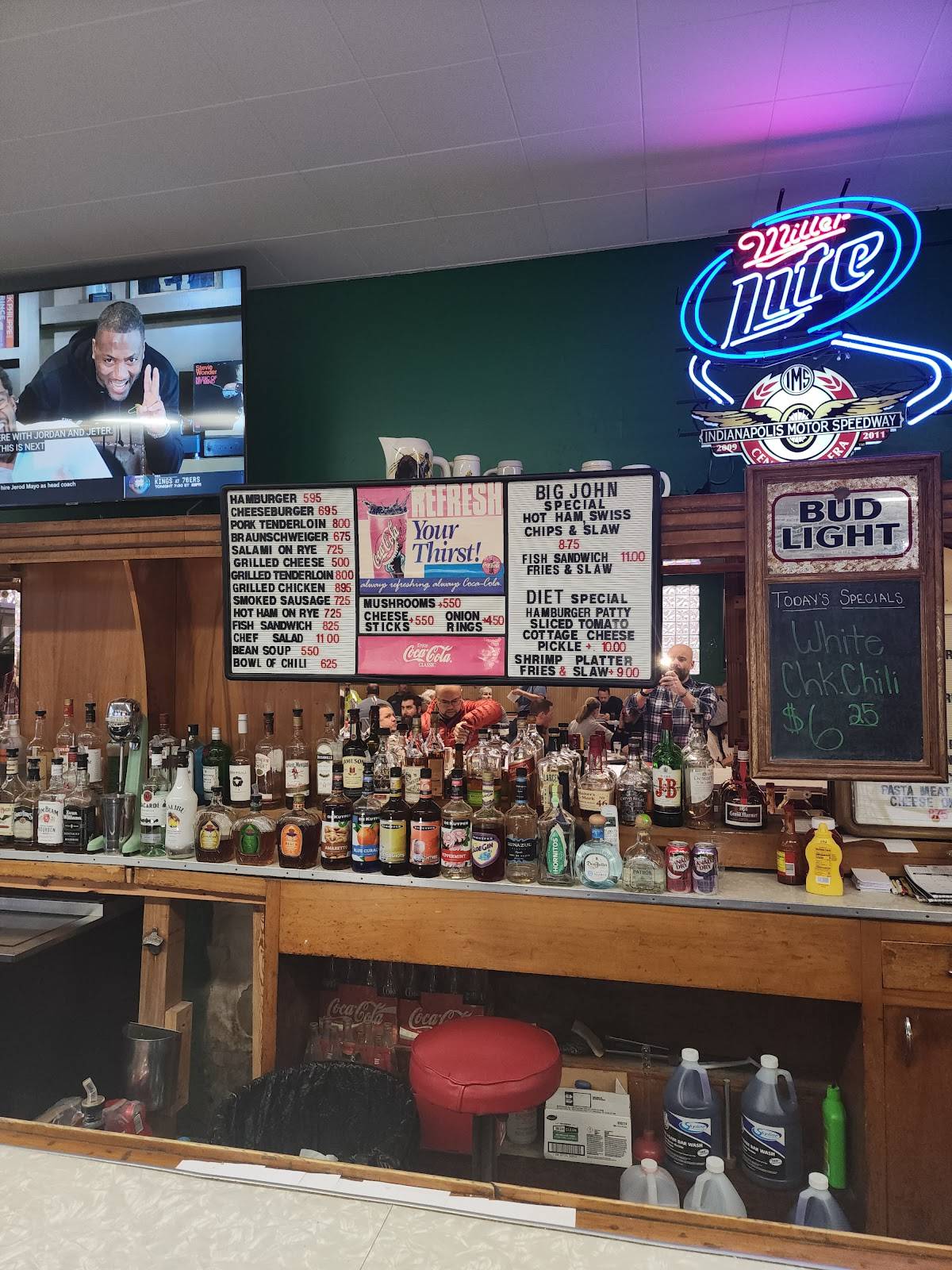 Menu at Working Man's Friend pub & bar, Indianapolis