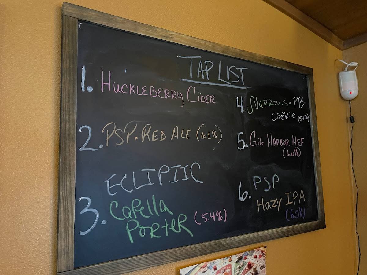 Menu at Puget Sound Pizza pizzeria, Tacoma, 124 146th St S