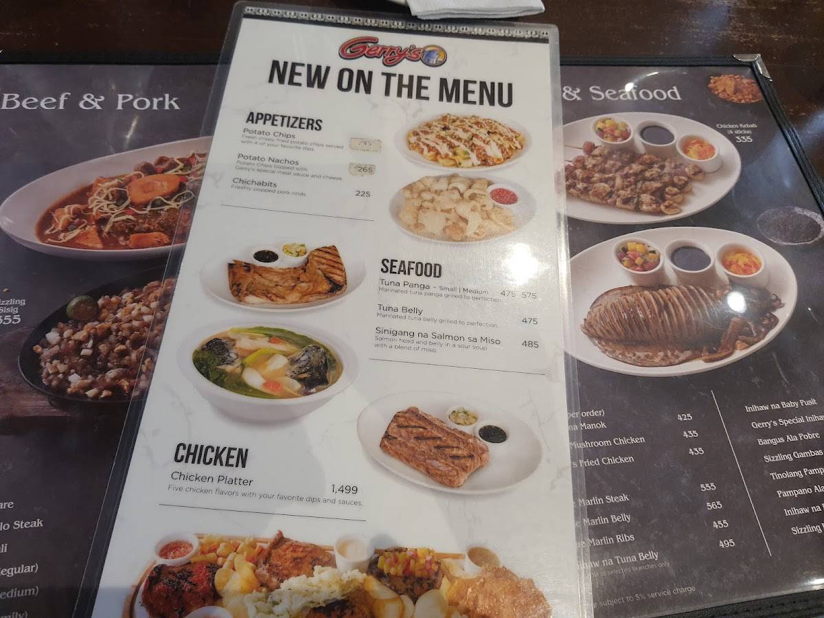 Menu at Quattro Grill Bar and Restaurant, Quezon City