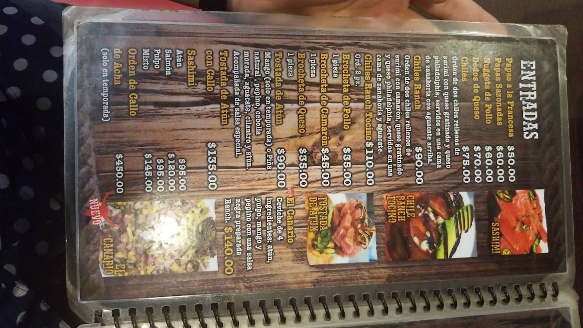 Carta del restaurante Ranch Roll Sushi Tres Rios, Culiacán Rosales
