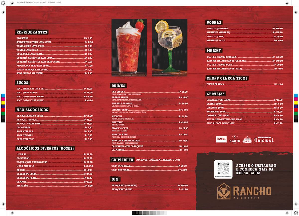 Menu em Rancho Parrilla restaurante, Maceió