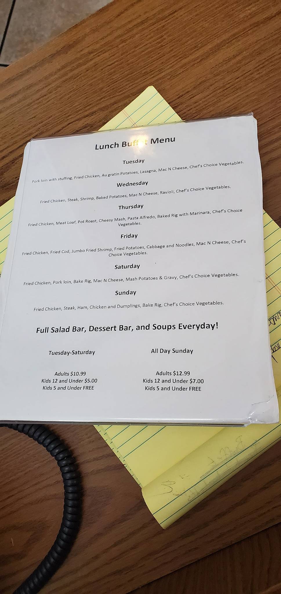 Menu at Ravanelli's Restaurant, Granite City, 3 American Vlg