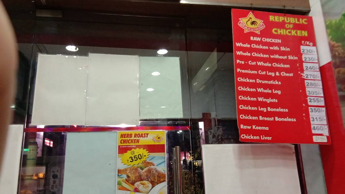 Menu at Republic of Chicken, Jalandhar, Shop No. 27 R