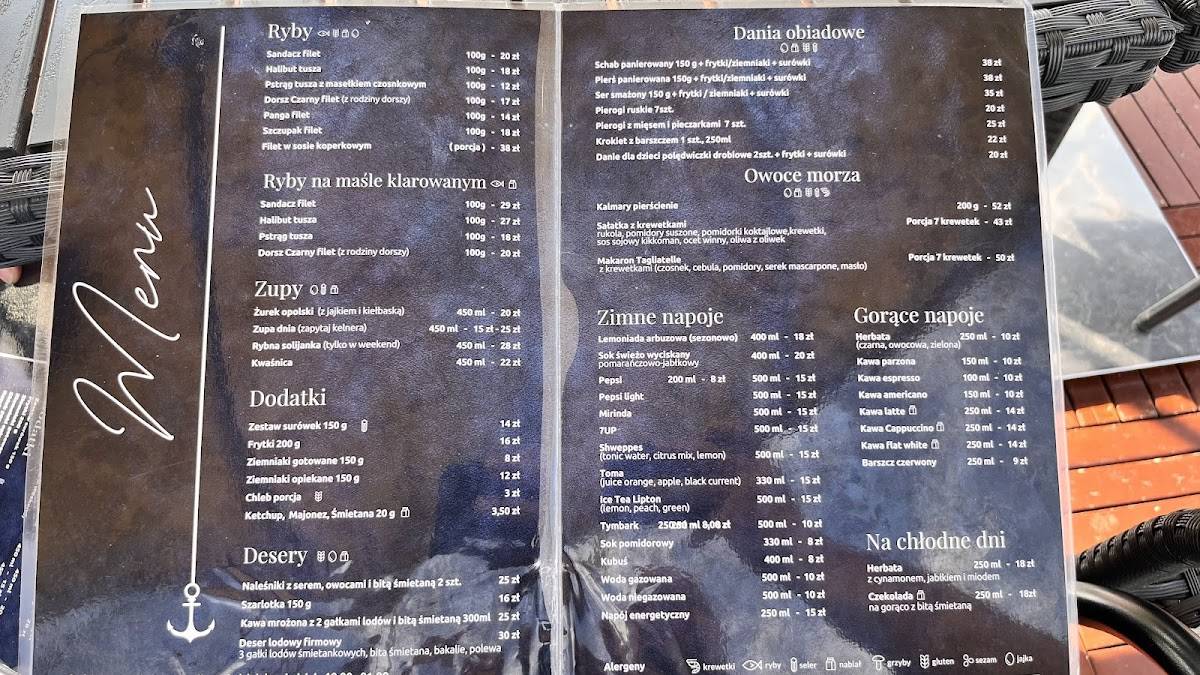 Menu at Restauracja STATEK restaurant, Poland, Ścibórz 43 a