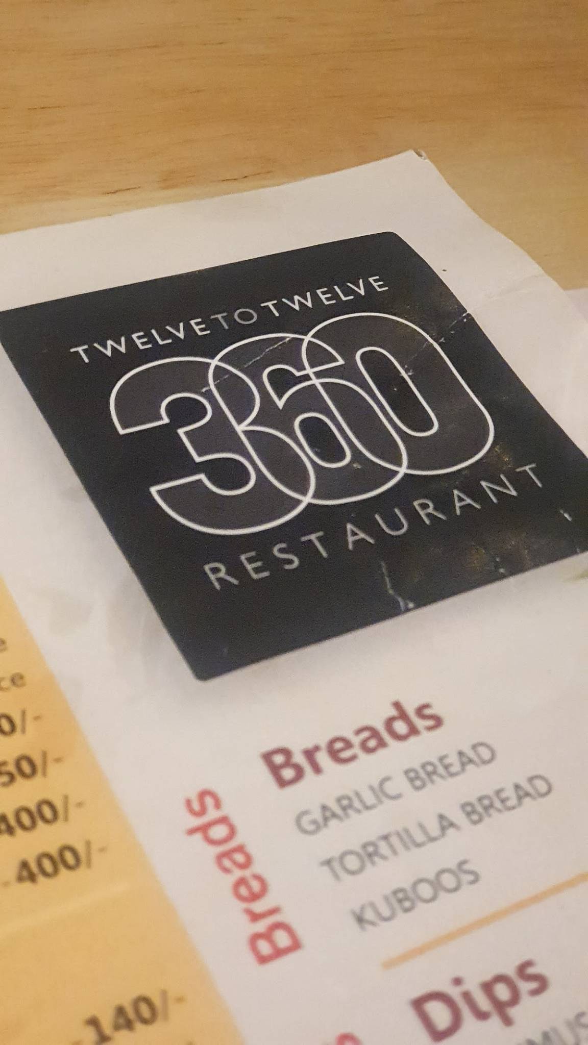 Menu at 12 To 12 Downtown Restaurant, Kottayam