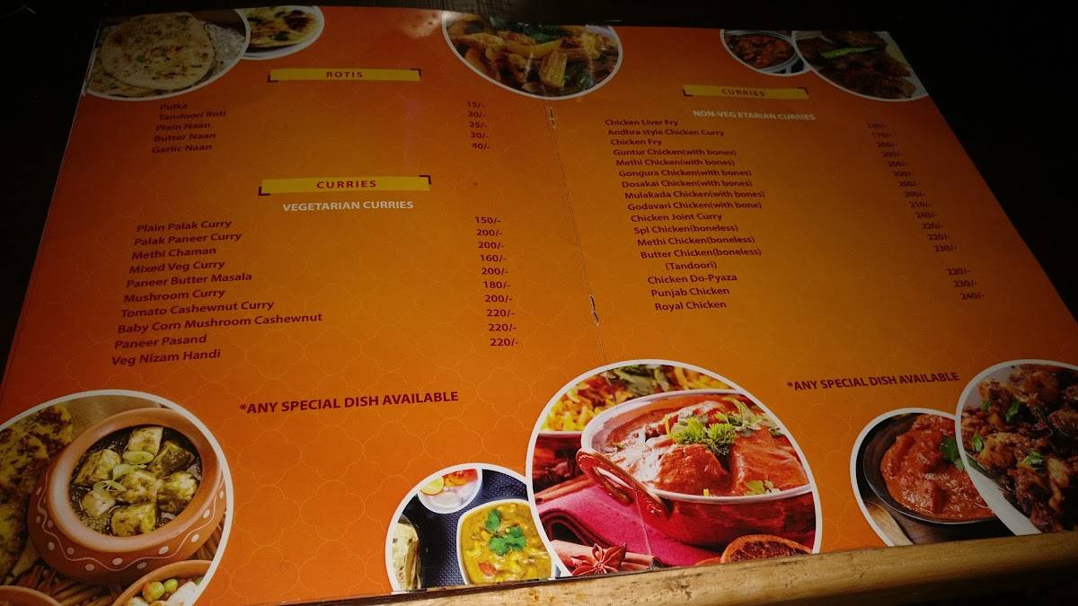Menu at 7 SPICES RESTAURANT, Vijayawada, Near
