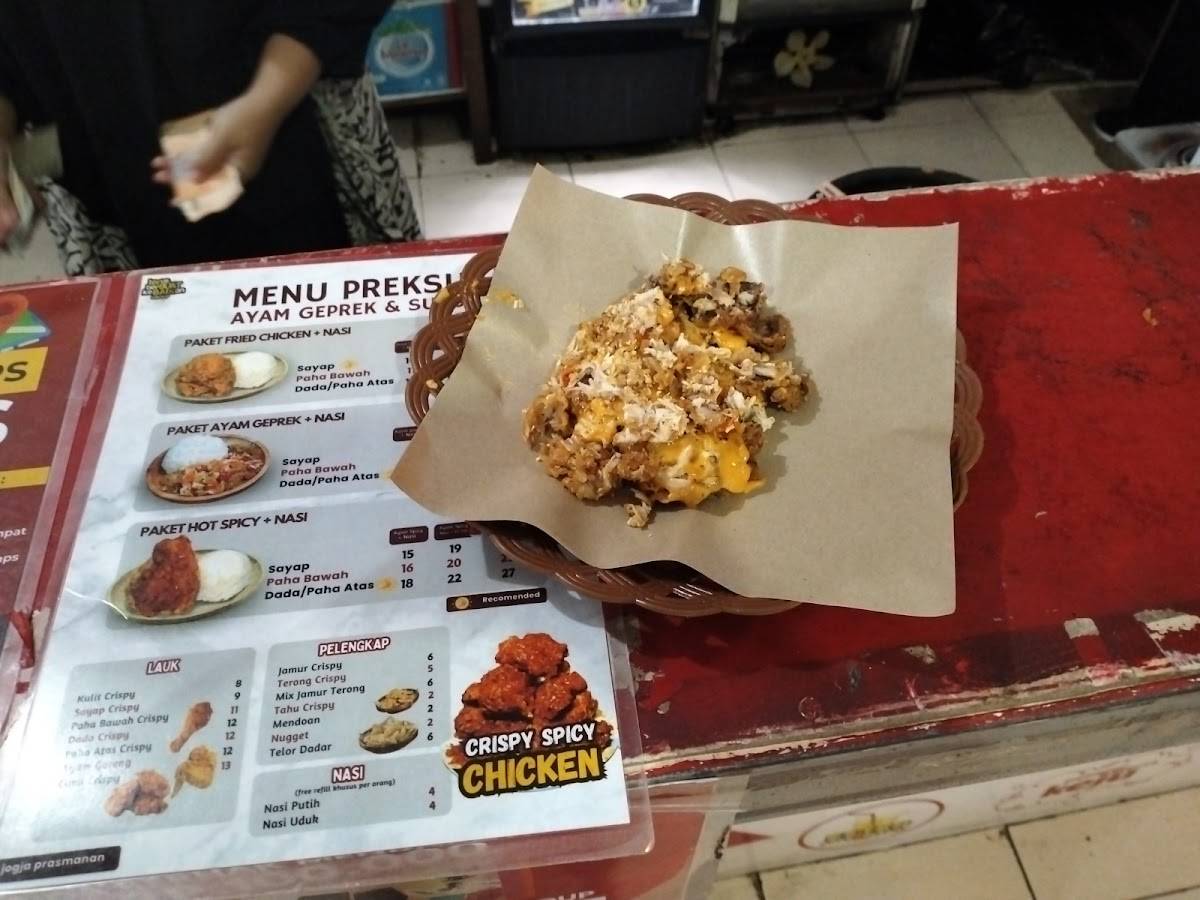Carta del restaurante Ayam Geprek & Susu (Preksu) Godean, Banguntapan