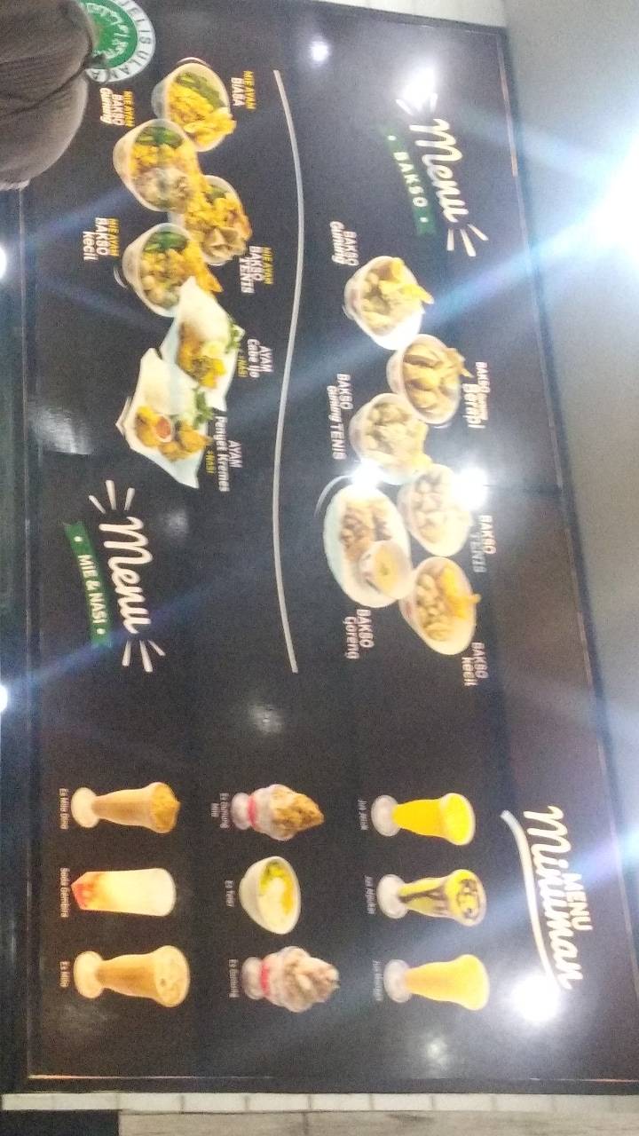 Menu at Bakso Gunung Sam Ferry restaurant, Batam, No. 16 Komplek Kara ...