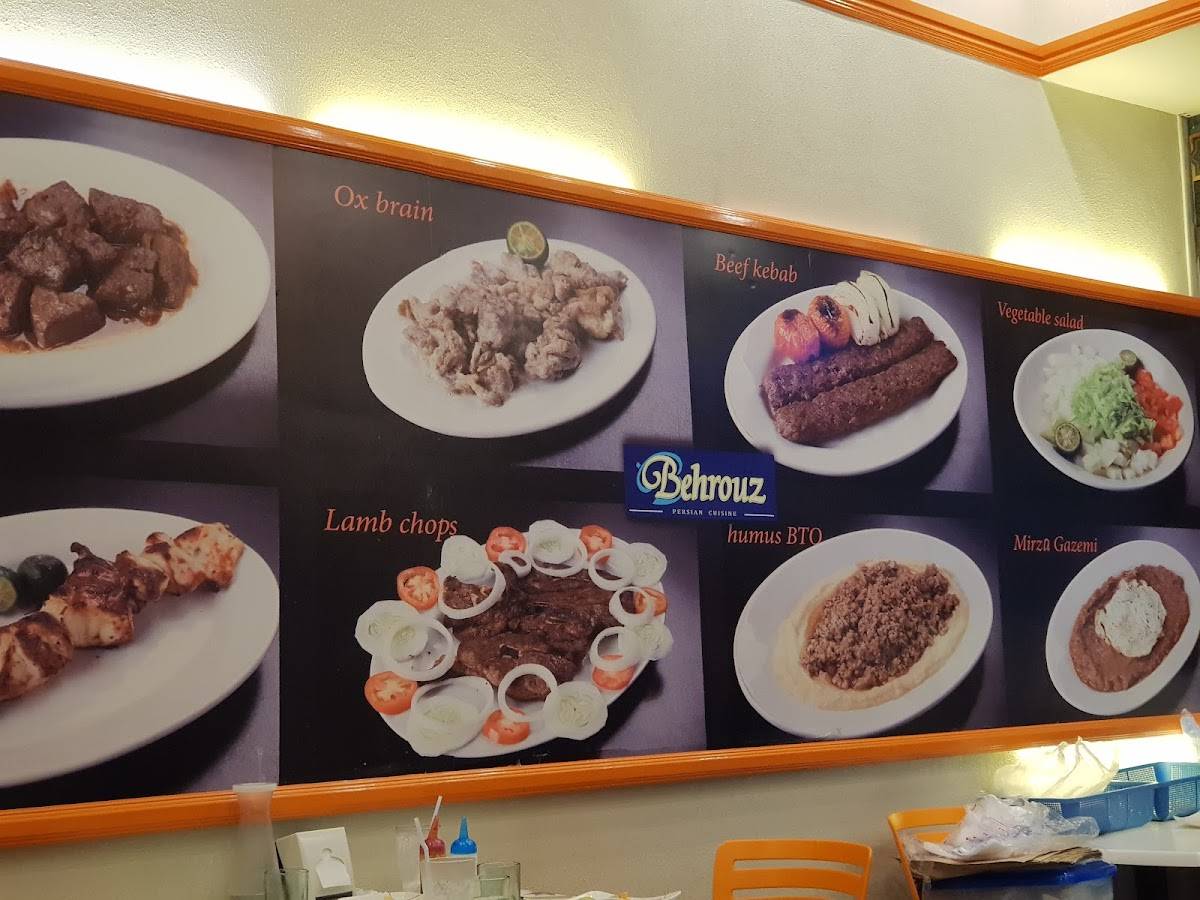 Menu at Behrouz Persian Cuisine restaurant, Quezon City, 50 Sct. Tobias St
