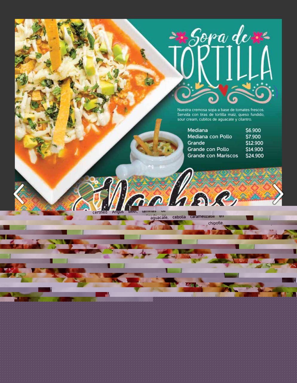 Carta del restaurante Benito Juárez Tex-Mex & Margaritas 46 ...