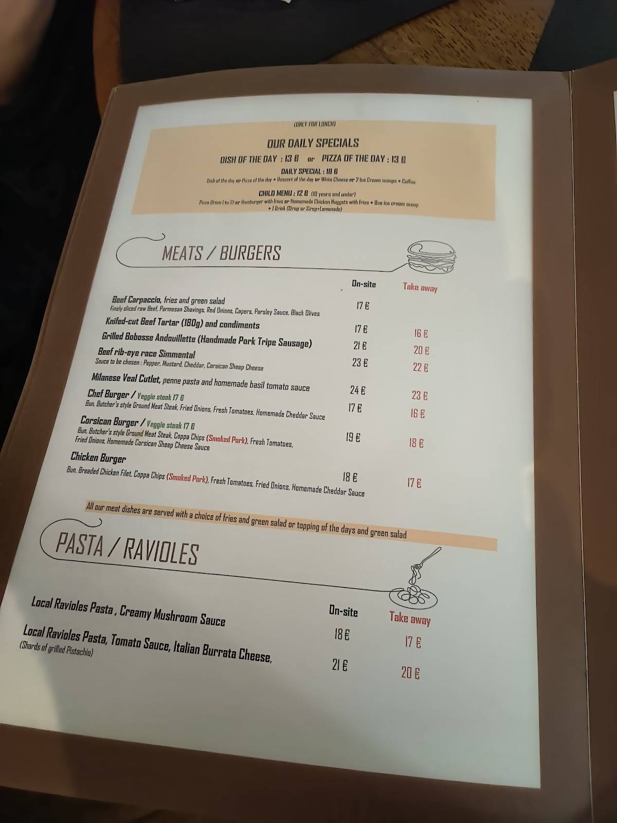 Menu au Le Carré restaurant, Grenoble, 53 Rue Pierre Semard
