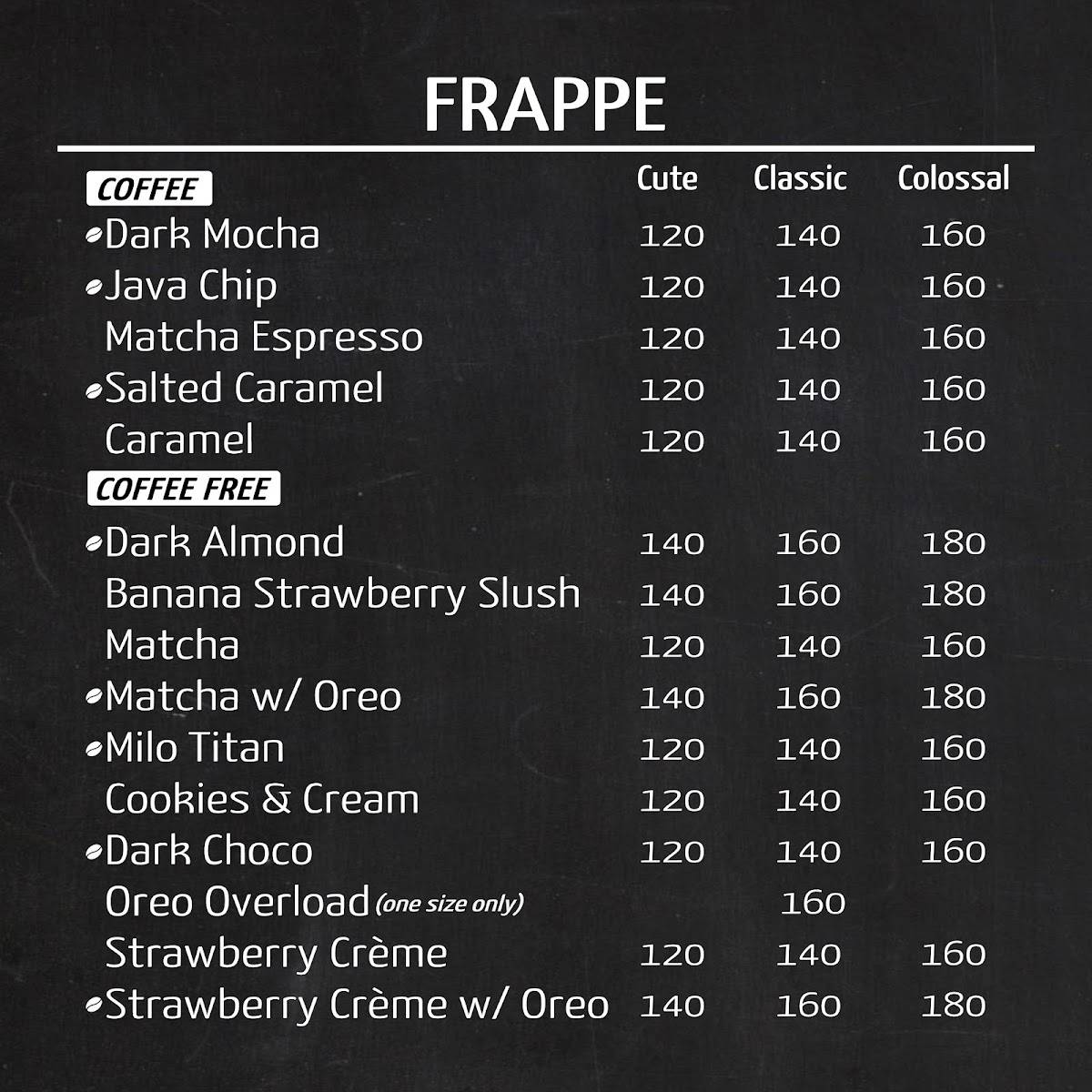 Carta de CHN CAFÉ CALAMBA LAGUNA, Calamba