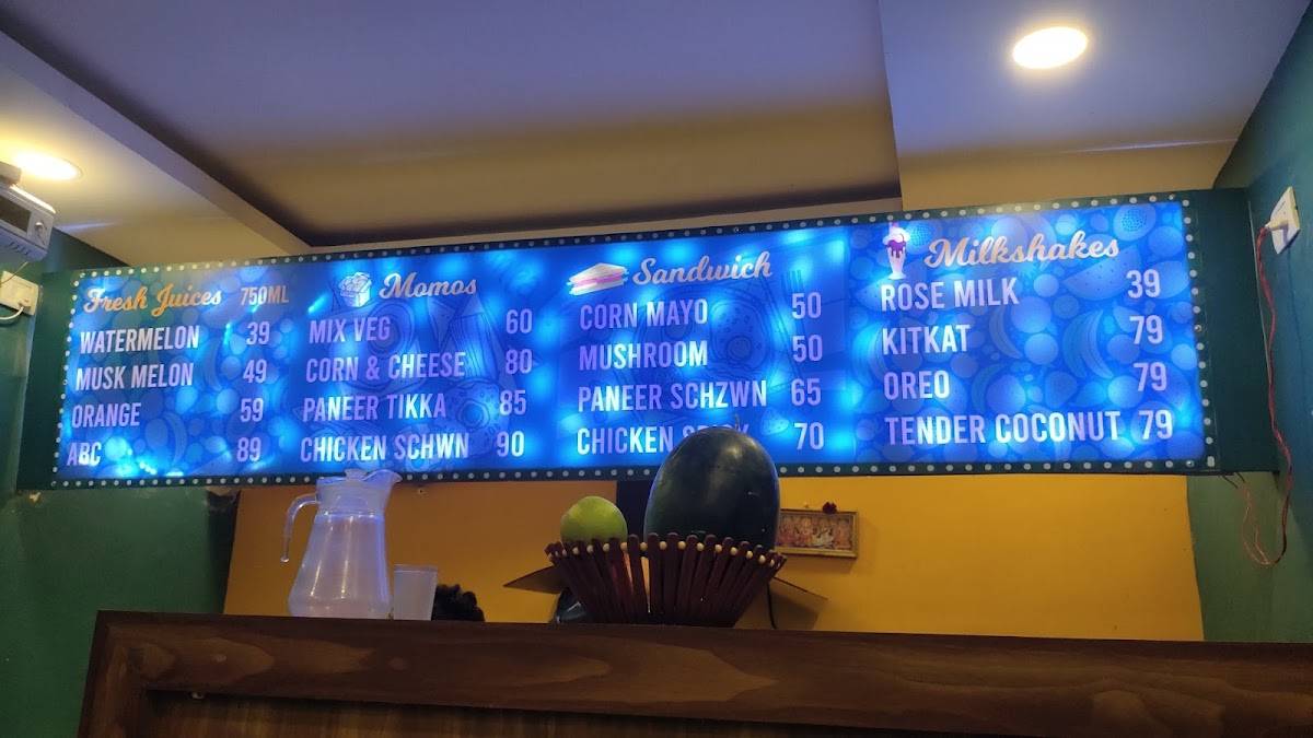 Menu at Cafe Connection, Chennai