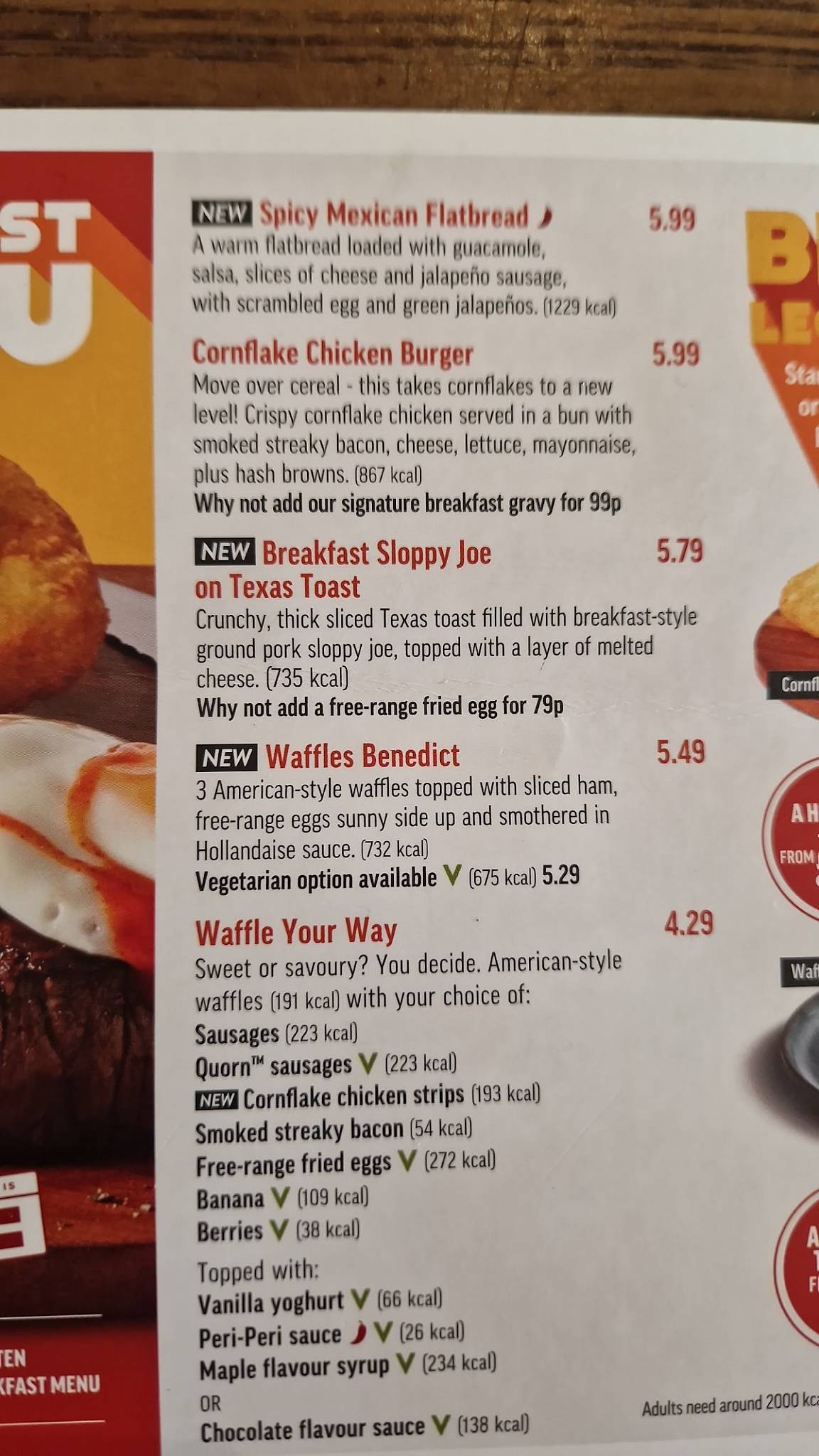 Menu at Castle View restaurant, Dudley, Castlegate Business Park
