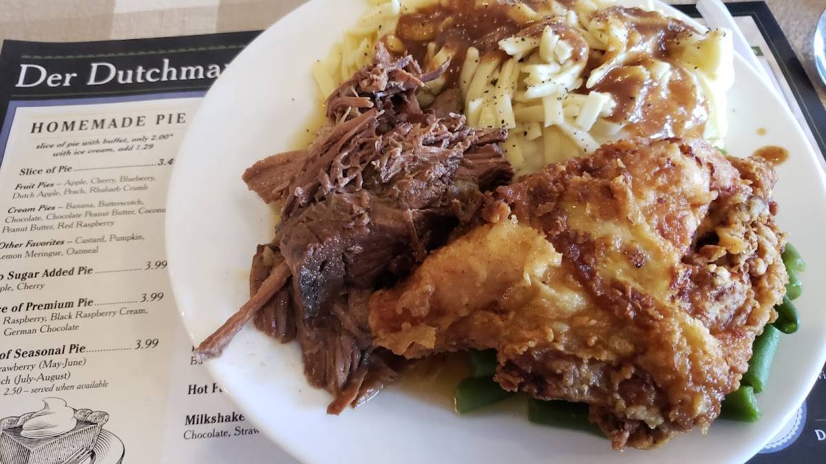 Menu at Der Dutchman restaurant, Bellville
