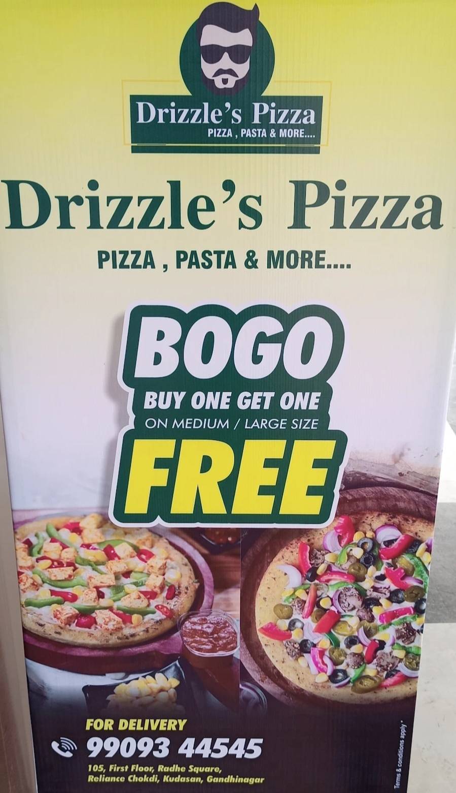 Menu at Drizzle's Pizza - Gandhinagar, Gandhinagar