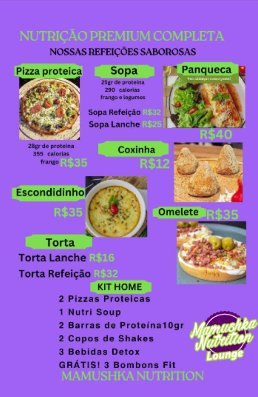 Menu em Espaço Herbalife Mamushka Fit Lounge restaurante, Santos