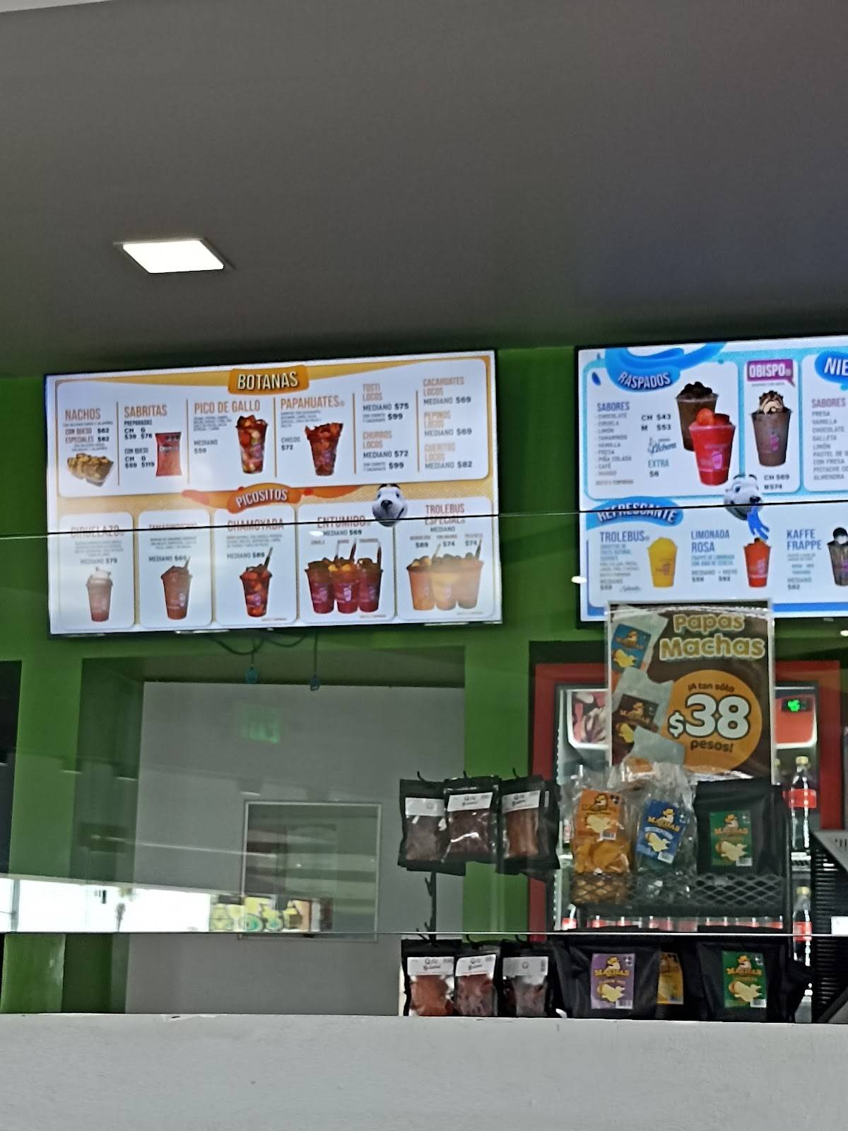 Menu at Frutal Madero restaurant, San Luis Río Colorado, Av Francisco I ...
