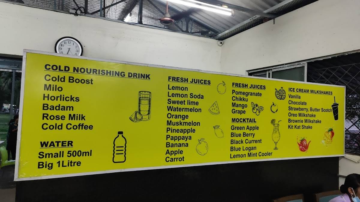 Menu at Go Binge Cafe, Chennai