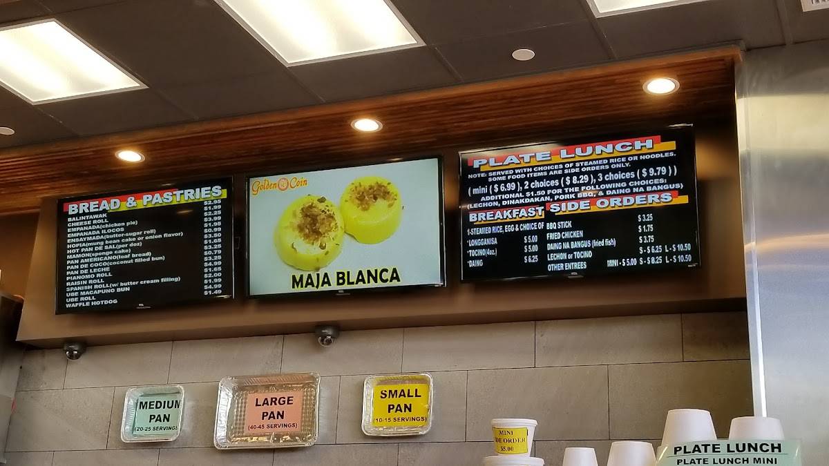 Menu at Golden Coin restaurant, Waipahu, 94-1144 Ka Uka Blvd