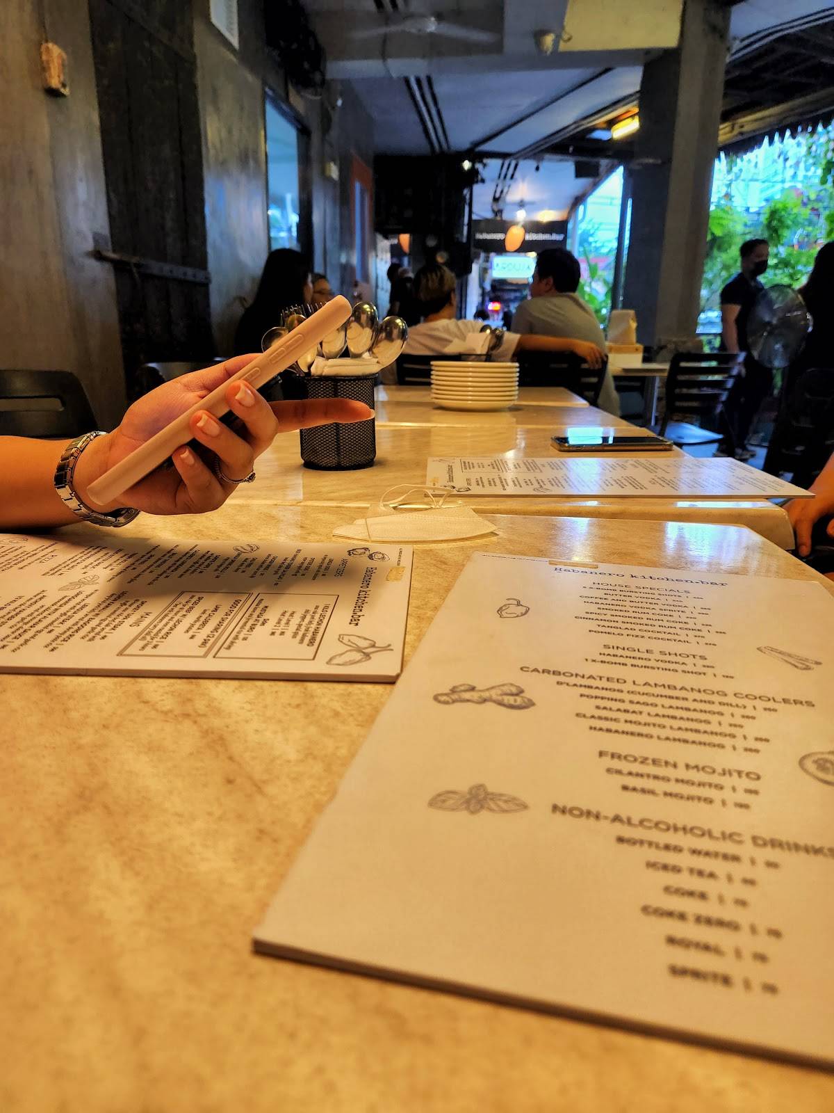 Menu at Habanero Kitchen Bar, Quezon City, Araneta Center