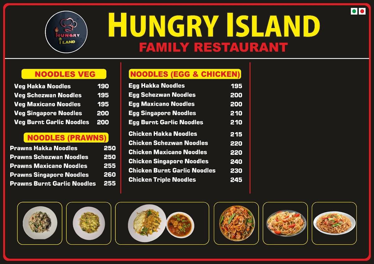 Menu at Hungry I Land, Navi Mumbai