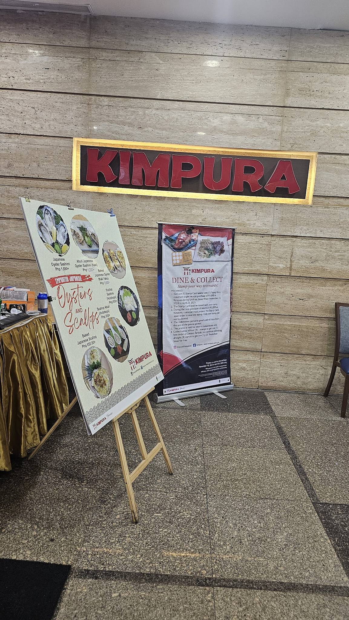 Menu at Kimpura Greenbelt 5 Makati restaurant, Makati, 4/F