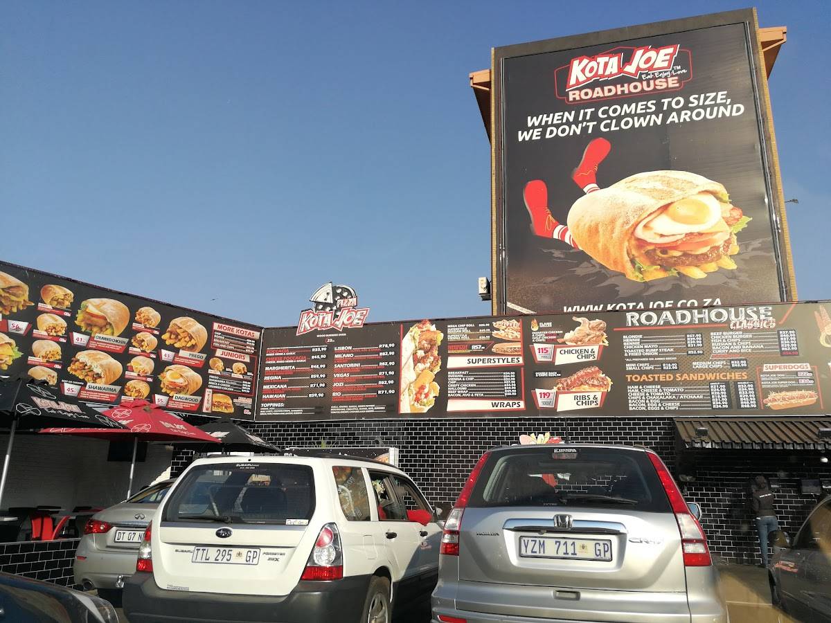 Menu at Kota Joe Roadhouse - Edenvale restaurant, Edenvale, 13 Van ...