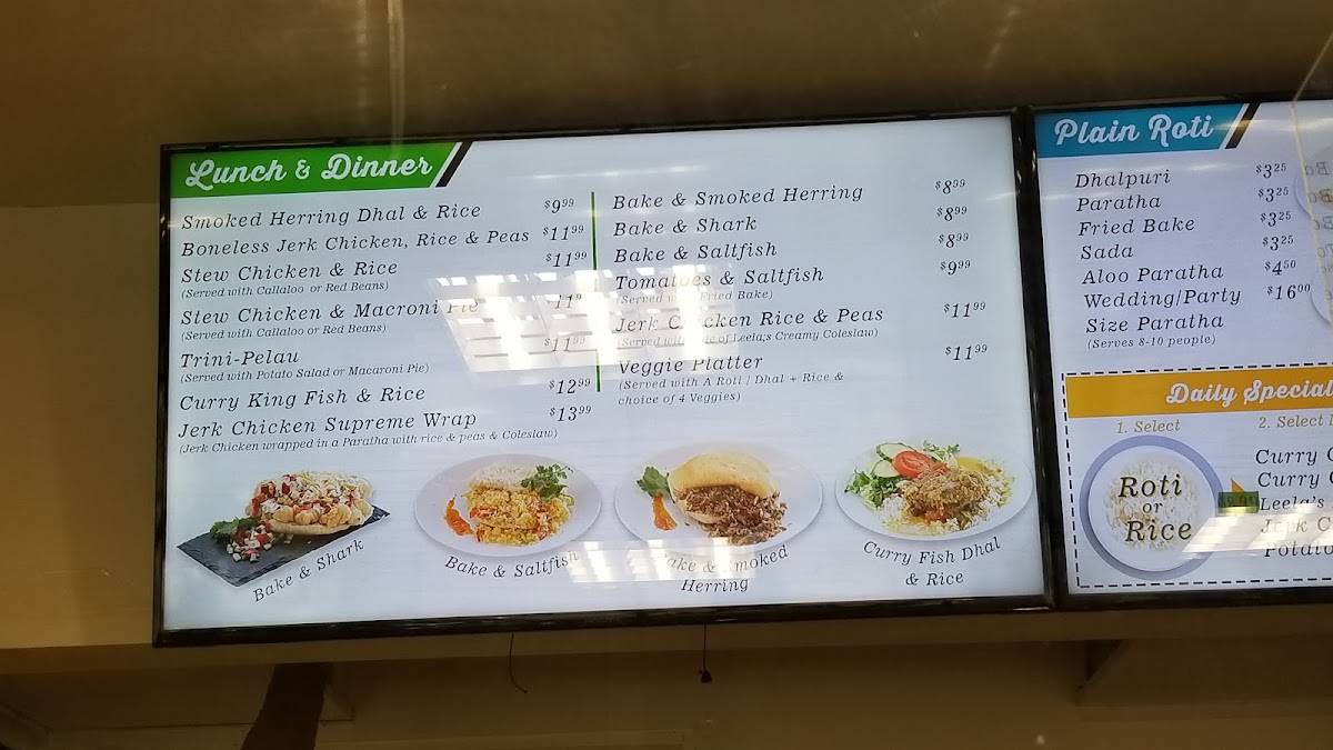 Menu at Wicked Carib, Caribbean Food Culture restaurant, Toronto