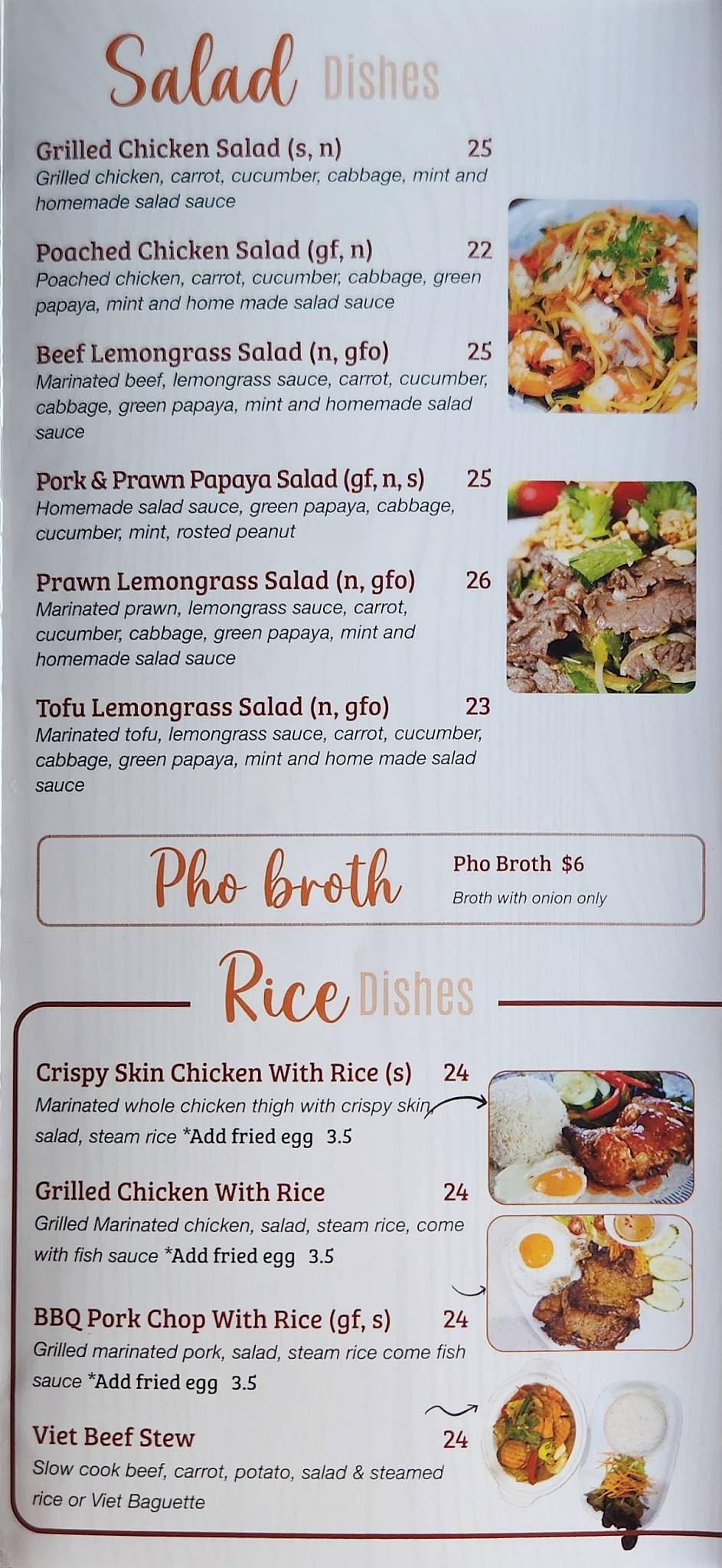 Menu at Malaya Restaurant, Tweed Heads, 32 Bay St