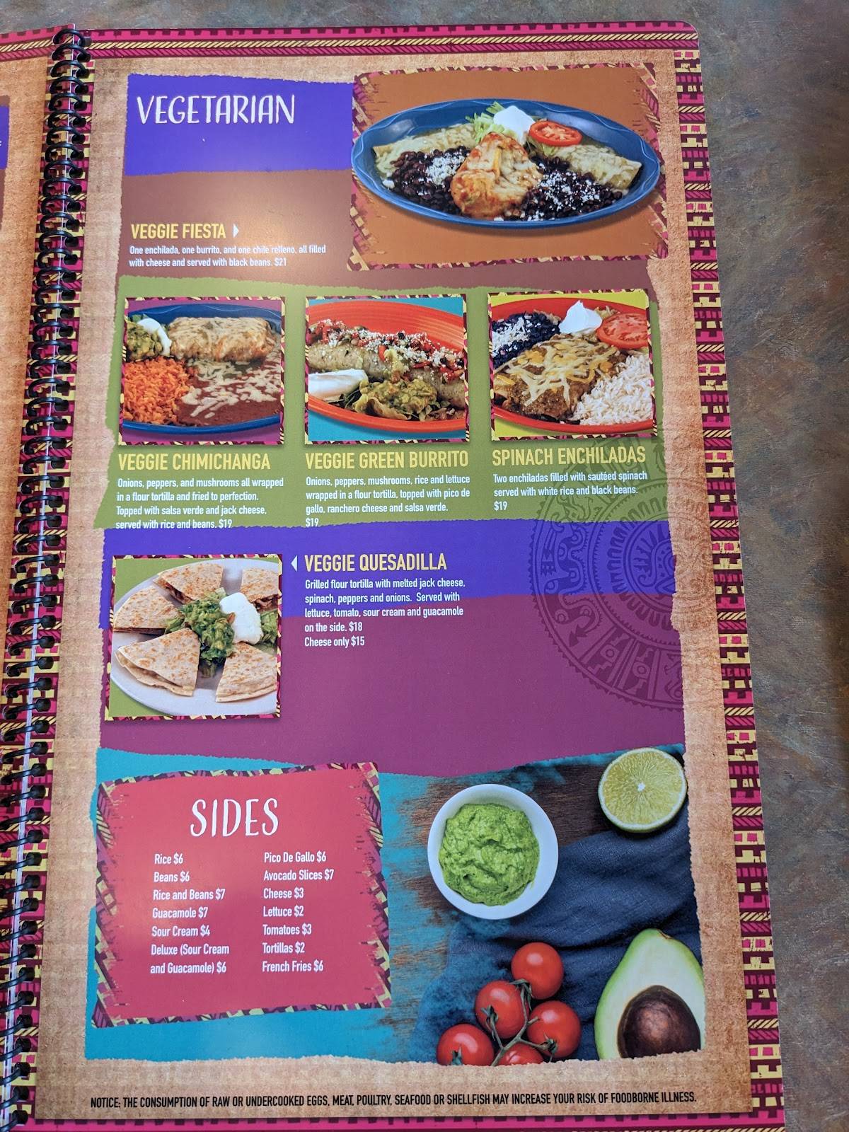 Menu at Mazatlán Mexican Grill and Bar, Windsor Locks
