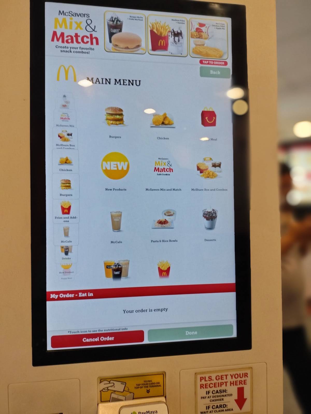 Menu at McDonald's La Trinidad restaurant, La Trinidad, KM 5 La ...