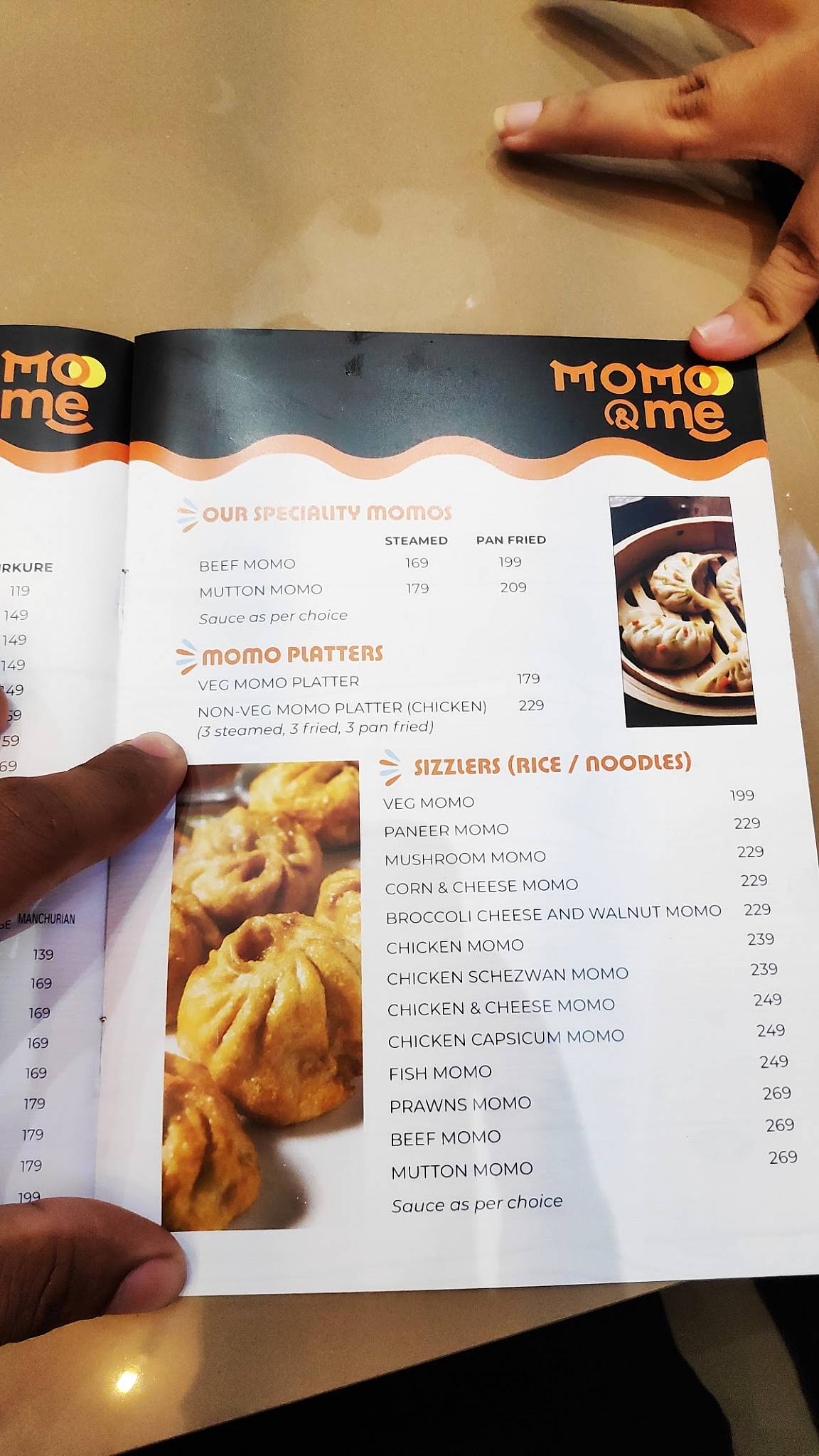 Menu at Momo & Me Palakkad, Palakkad