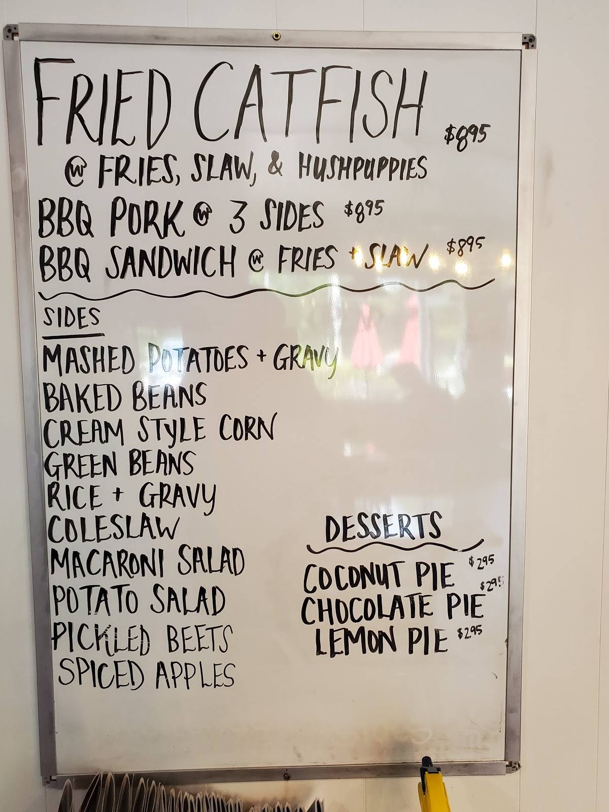 Menu at Ms Lois' Restaurant, Franklin